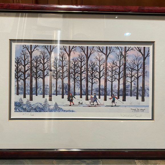 Accents | Jane Wooster Scott Through The Woods Signed Numbered With ...